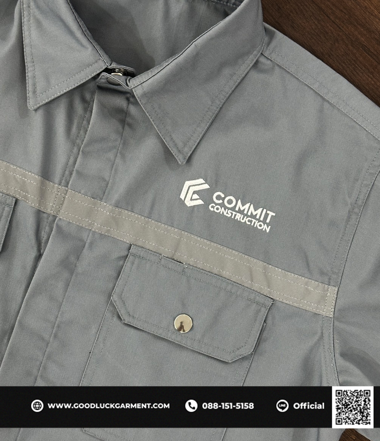 เสื้อช็อปช่าง/เสื้อกาวน์ - Goodluck